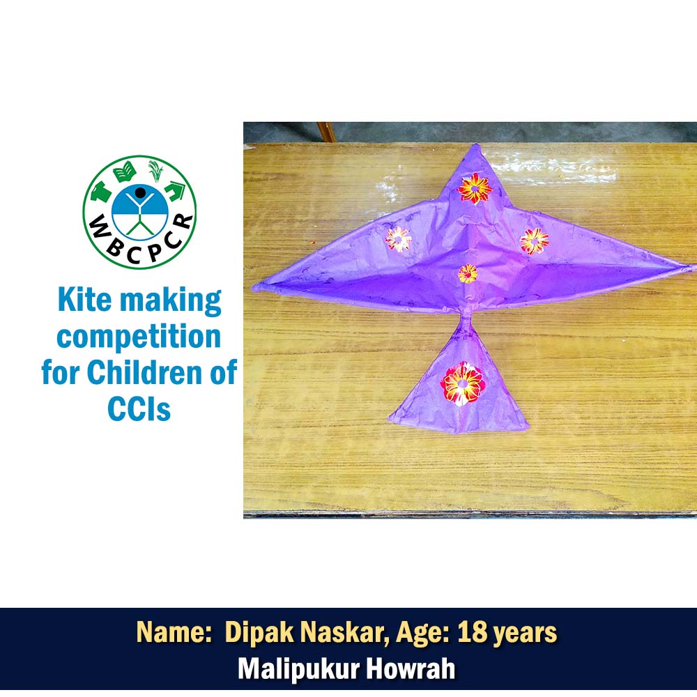 WBCPCR || Kite making competition for Children of CCIs
